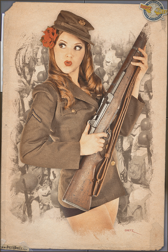 WW2 & Coca Cola Posters: Pinup Style - Small Scale Military Headquarters