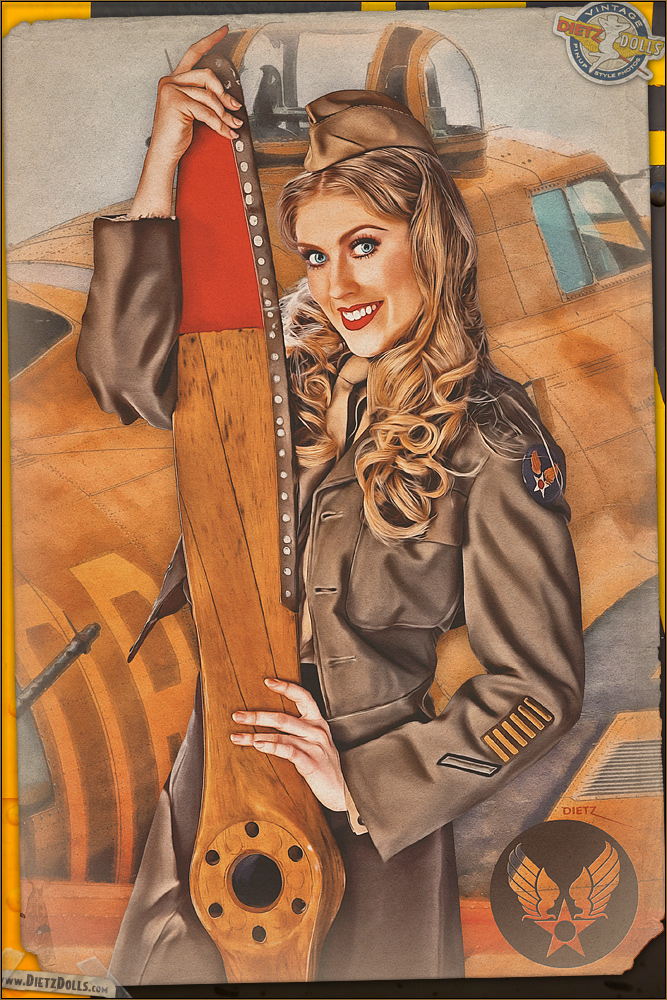 WW2 & Coca Cola Posters: Pinup Style - Small Scale Military Headquarters