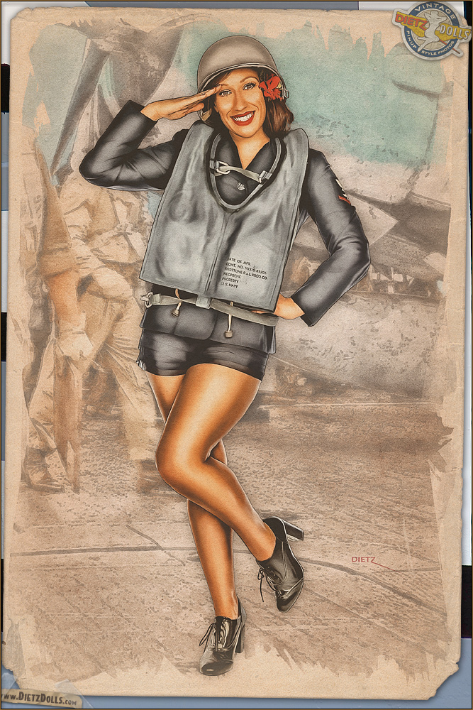 WW2 & Coca Cola Posters: Pinup Style - Small Scale Military Headquarters