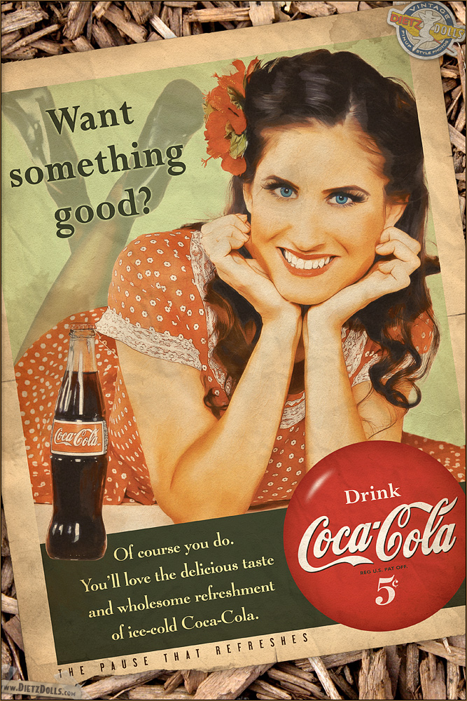 WW2 & Coca Cola Posters: Pinup Style - Small Scale Military Headquarters