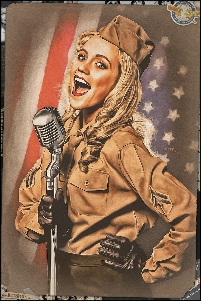 WW2 & Coca Cola Posters: Pinup Style - Small Scale Military Headquarters
